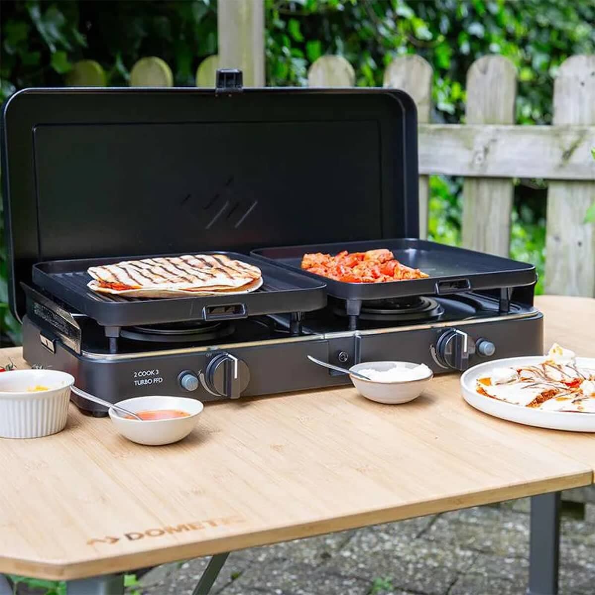 Cadac 3 Cook Turbo FFD Deluxe QR Gas BBQ (303FC20-QR) - BBQ World