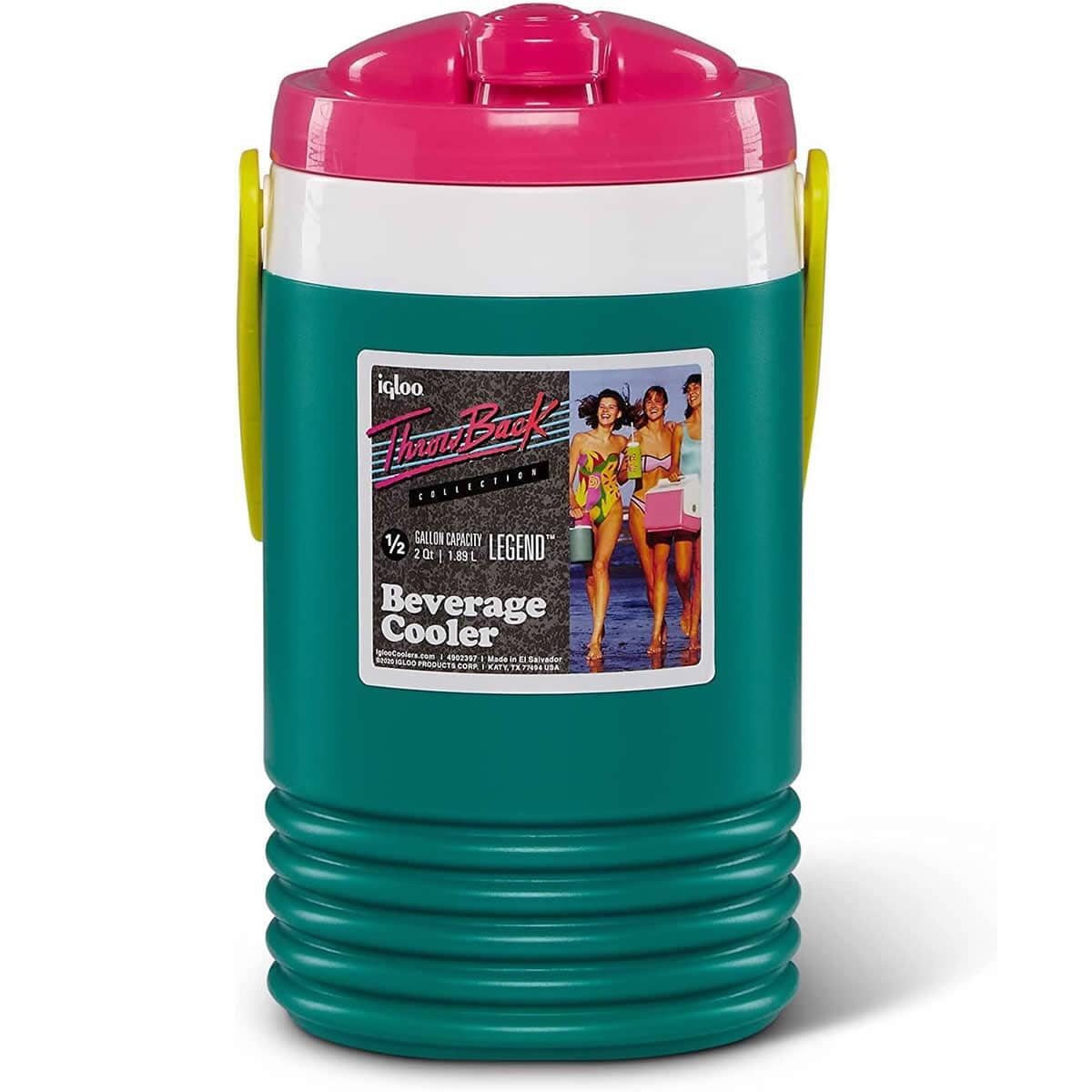 Igloo Barrel of Fun 1/2 Gallon Water Cooler Retro Dark Jade/Bold ...
