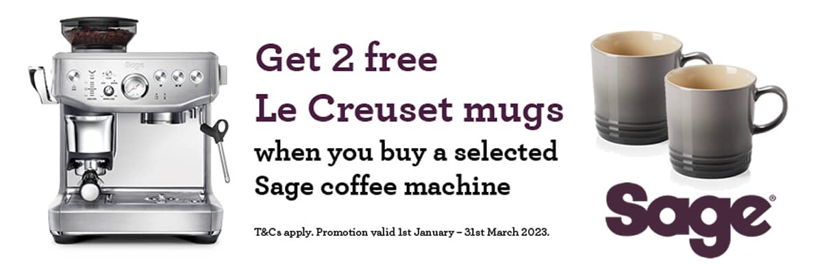 Buy Sage Coffee Machines online at eCookshop.co.uk