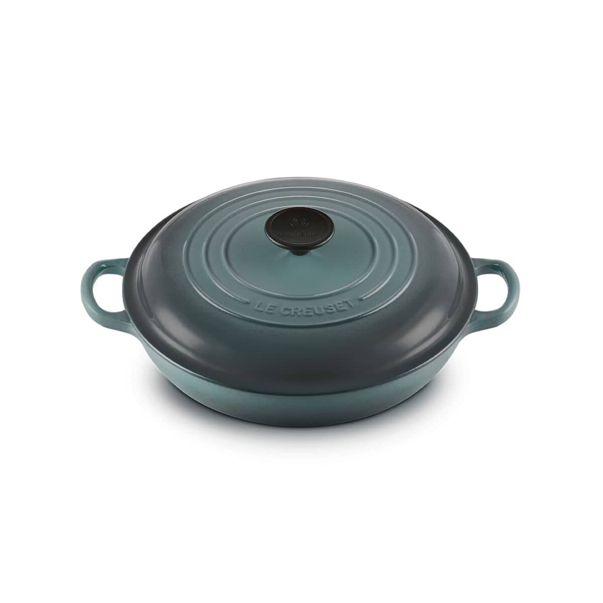 Le Creuset Signatgure Cast Iron 26cm Shallow Casserole Ocean ...