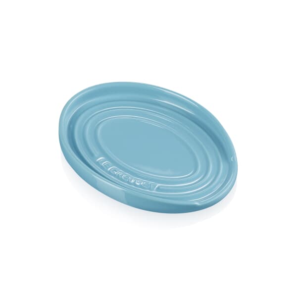 Le Creuset Stoneware Oval Spoon Rest Teal - (71507151700099) - eCookshop