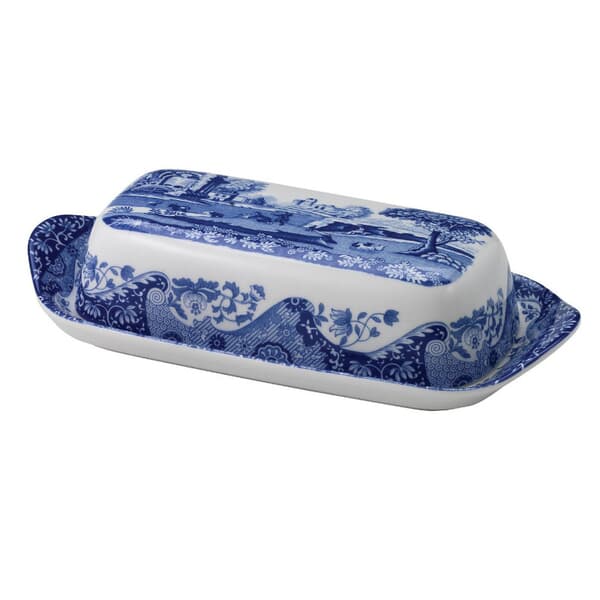 Spode Blue Italian - Butter Dish - (BLI2850-X) - eCookshop