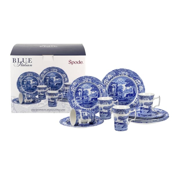 Spode Blue Italian - 12 Piece Set - (BLI8544) - eCookshop