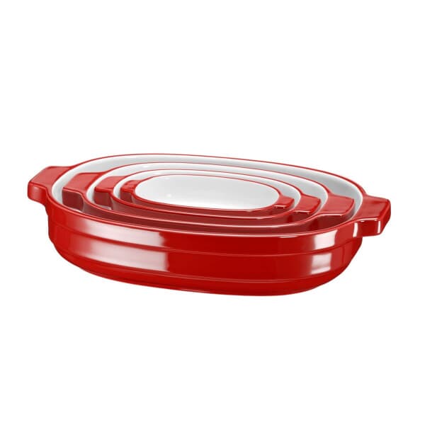 KitchenAid Ceramic Baking Dish Set - (KBLR04NSER) - eCookshop