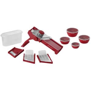 Kitchen Aid Mandoline Slicer Set Red - (KG310ER) - eCookshop
