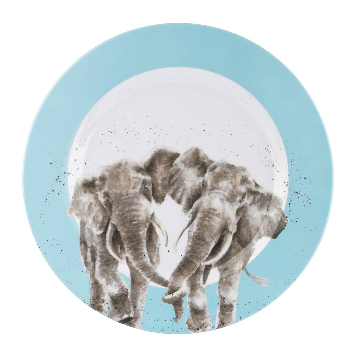 Wrendale Melamine Elephant Dinner Plate - (WNPT2207-XL) - eCookshop