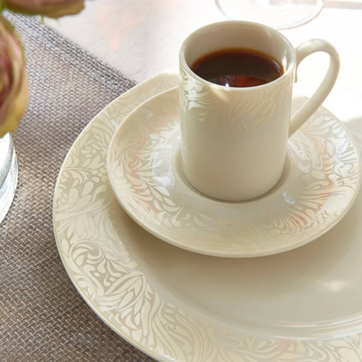 Denby Monsoon Lucille Gold Dinner Plate (170010005) - eCookshop