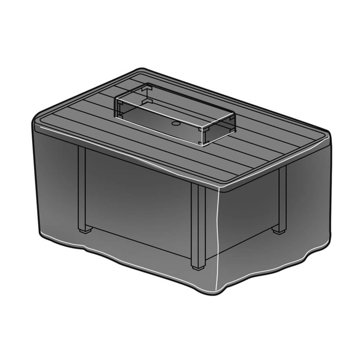 Kettler Protective Cover - Palma Mini Fire Pit Table Grey - (0993347-PC ...