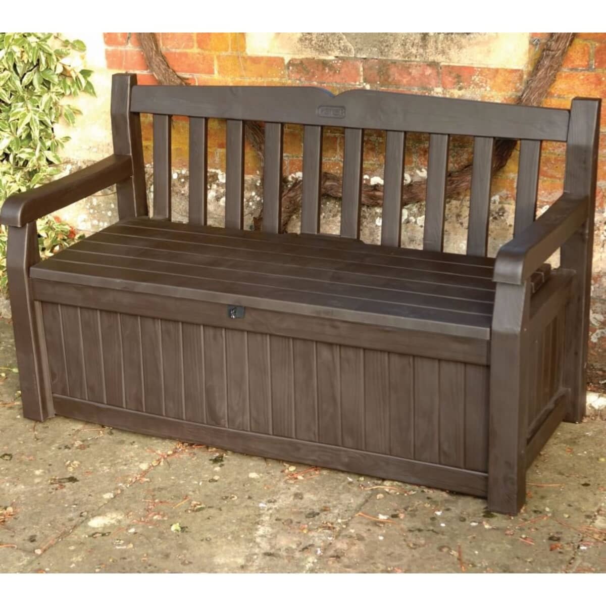 Iceni Storage Bench Brown - (17190198) - Garden Furniture World