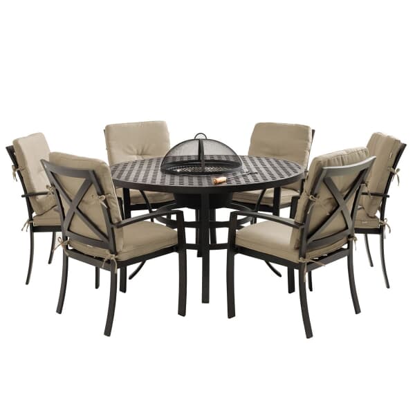 Jamie Oliver Contemporary Grilling Set Bronze With Biscuit Cushions ...