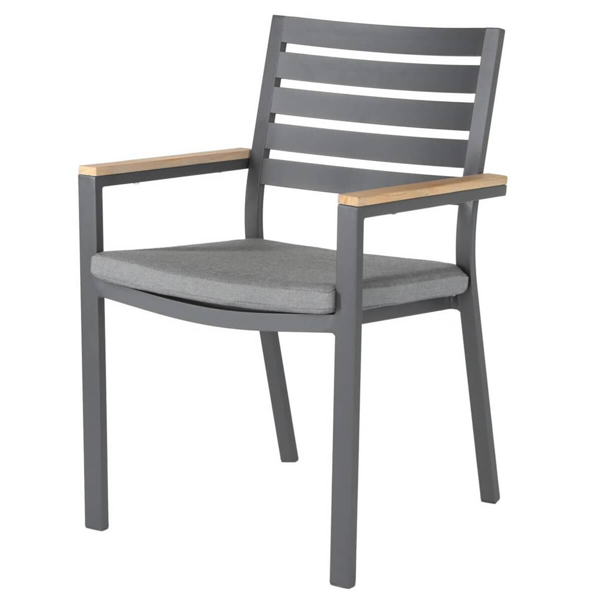 Kettler elba Signature Dining Chair with Seat Pad Teak/Anthracite New ...