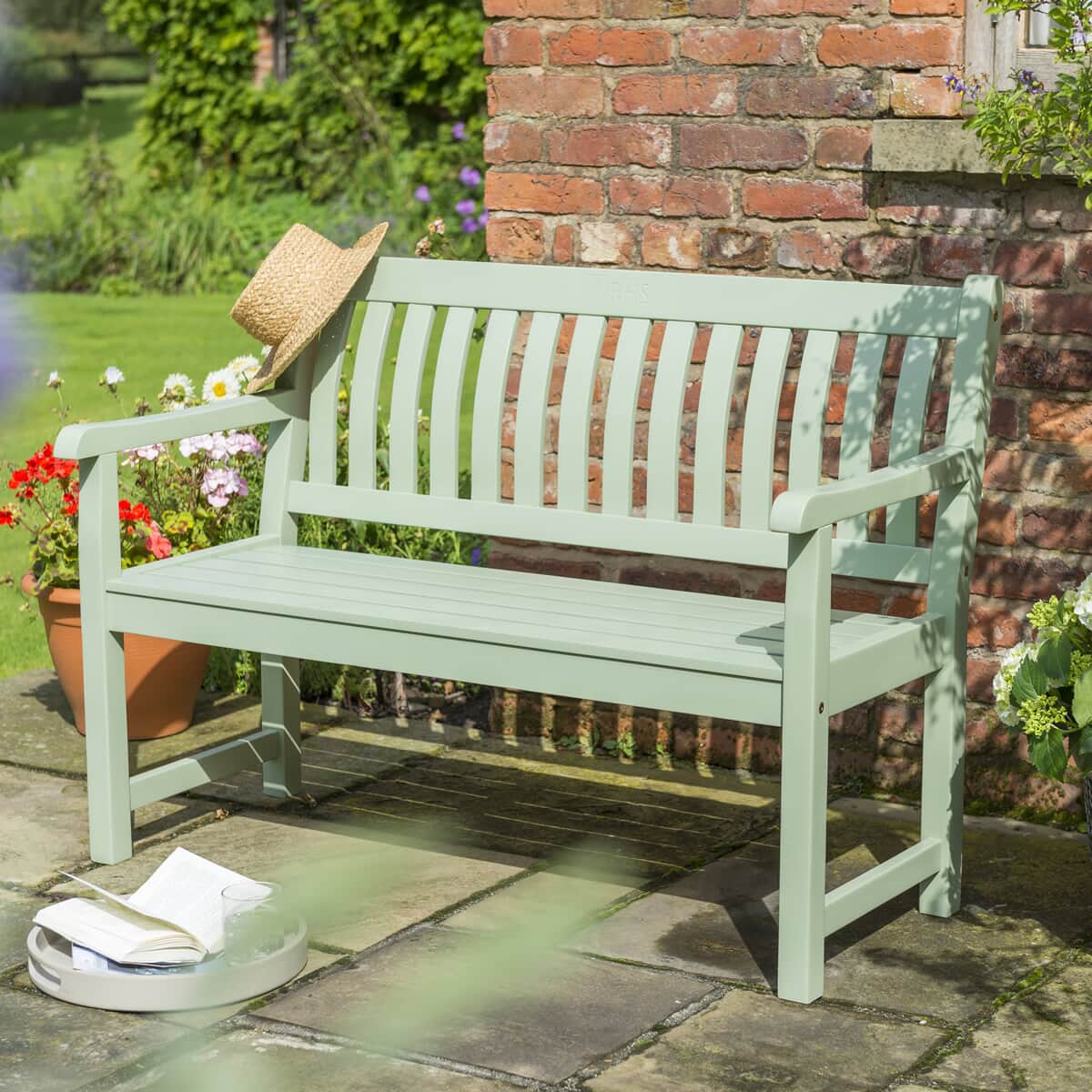 Kettler Rosemoor 4ft (120cm) Bench PU Coated Sage - (0893411-5001 ...