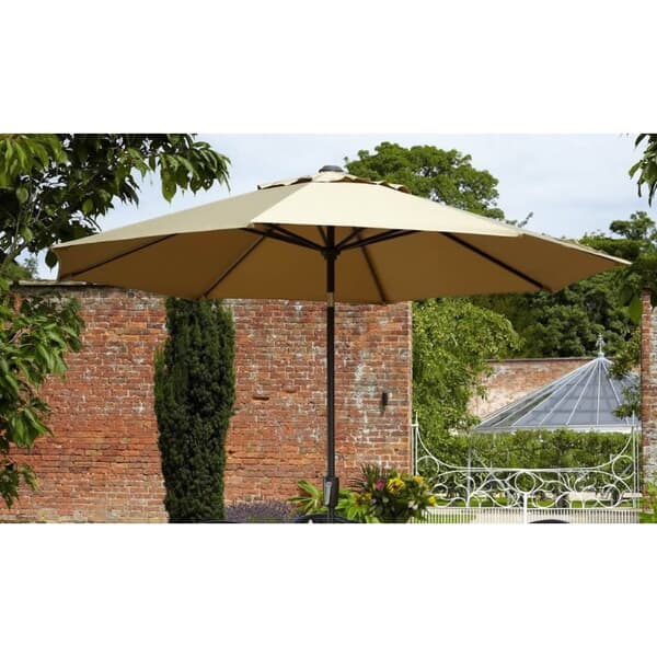 Hartman 3m Solar Parasol Caramel/Trad Bronze (10124009) - Garden ...