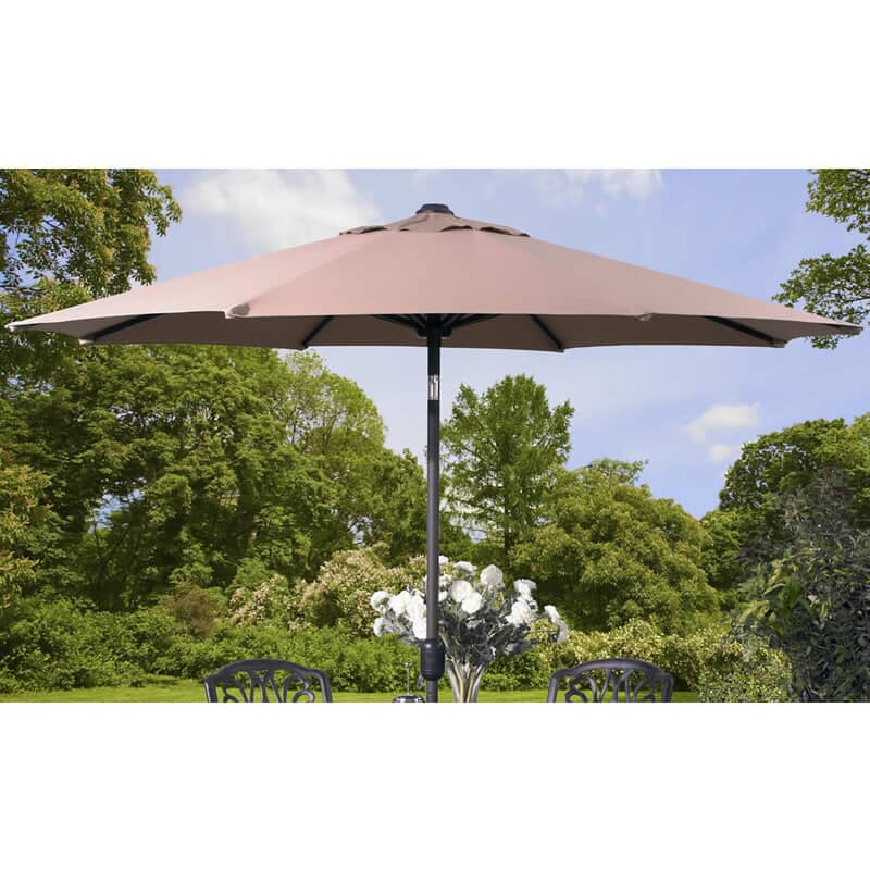 Hartman 2.5m Solar Parasol Caramel/Trad Bronze (10135009) - Garden ...
