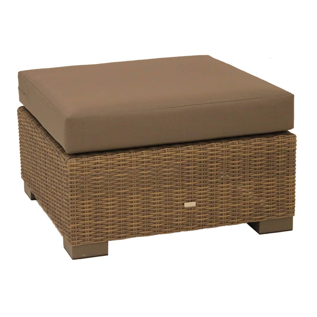 Life Maui Lounge Poof Light Brown With Taupe Cushion - (12-0584-073 ...