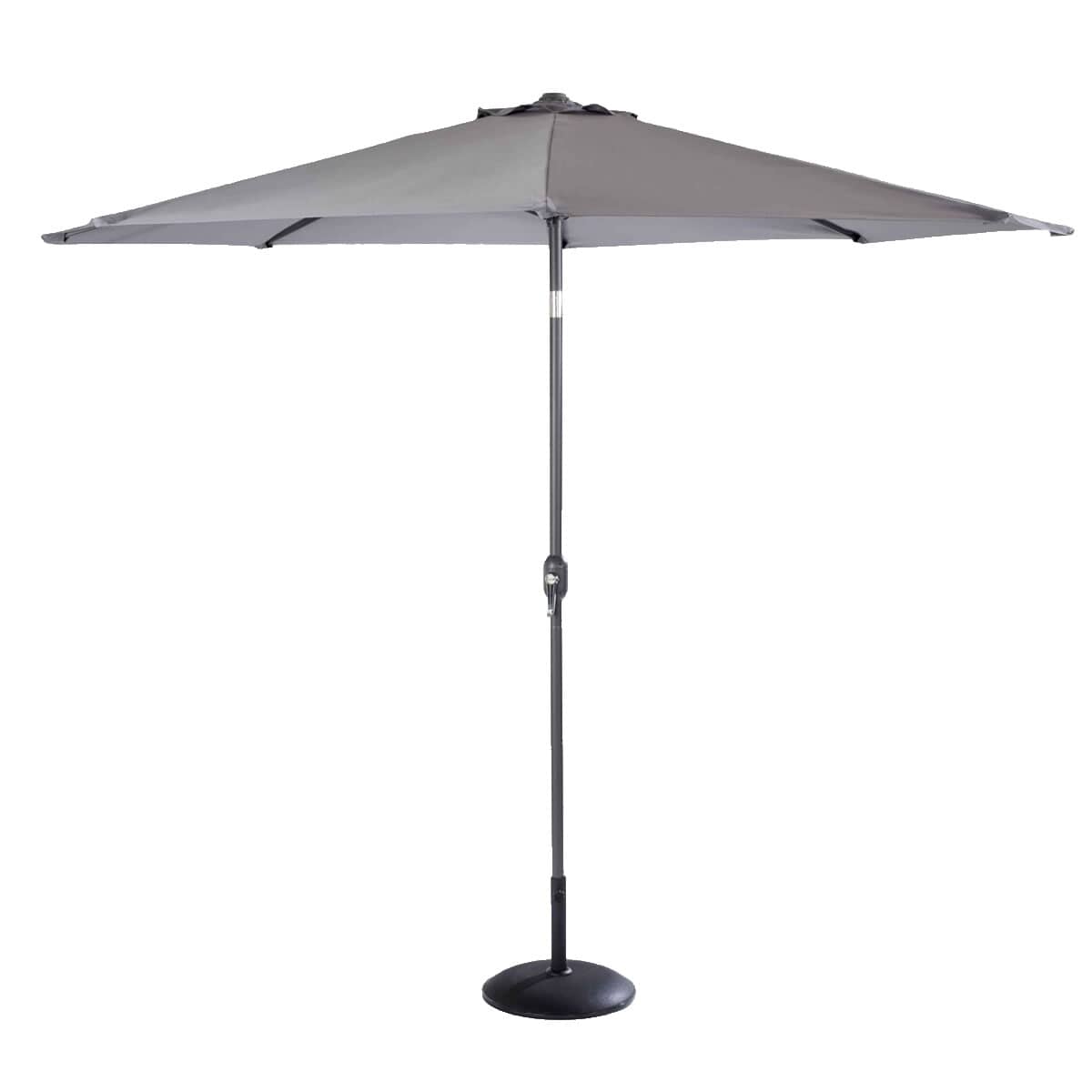 Hartman 3m Round Parasol Antique Grey/Platinum - (14129088) - Garden ...