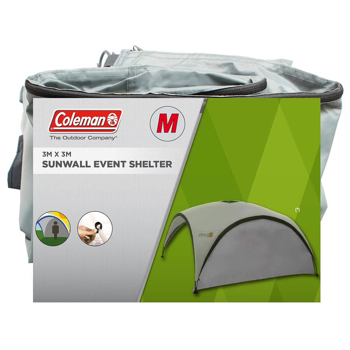Coleman Event Shelter Pro M Sunwall (Silver) - (2000028642) - Garden ...