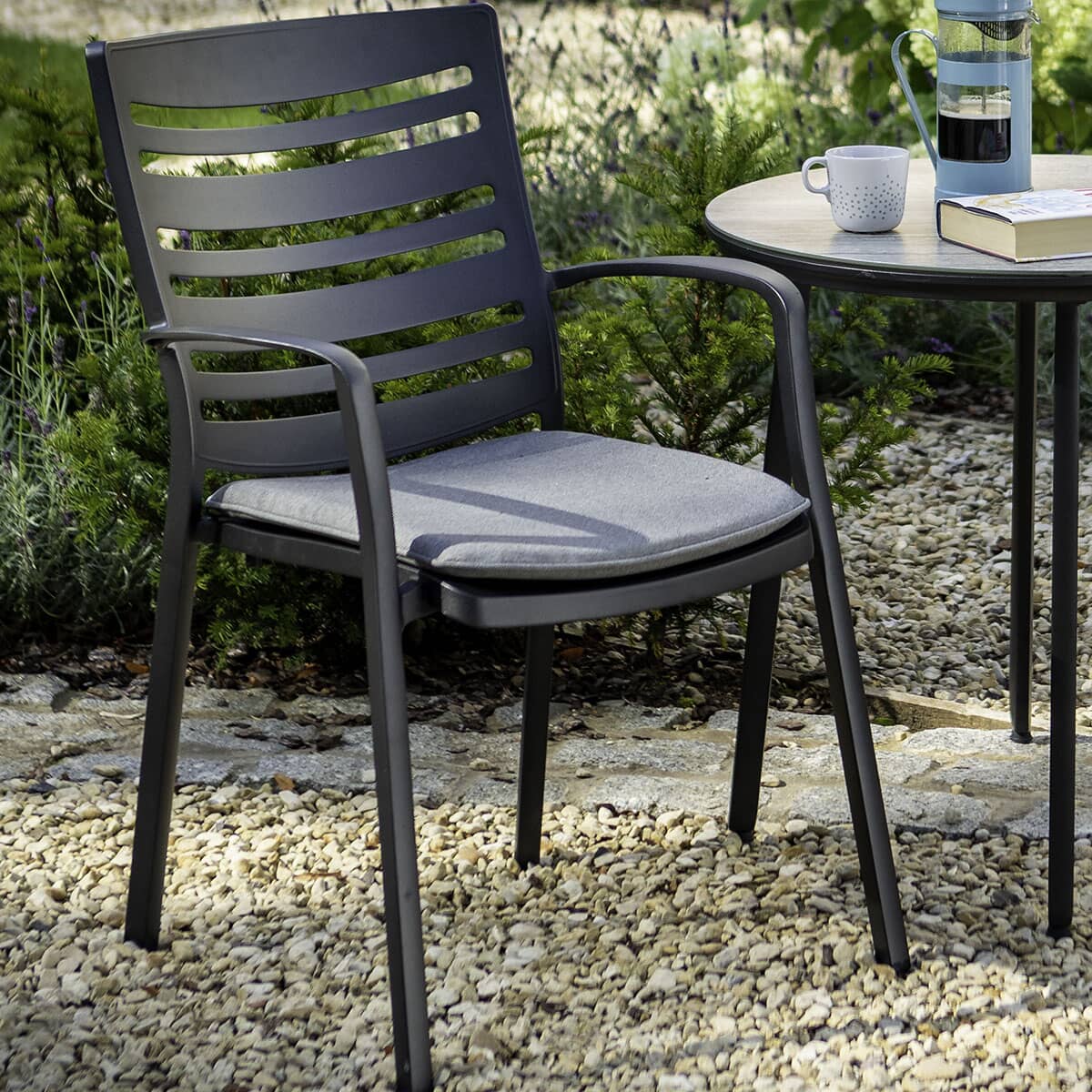 Hartman Aurora Contempoary Dining Chairs Carbon/Pewter - (62400022 ...