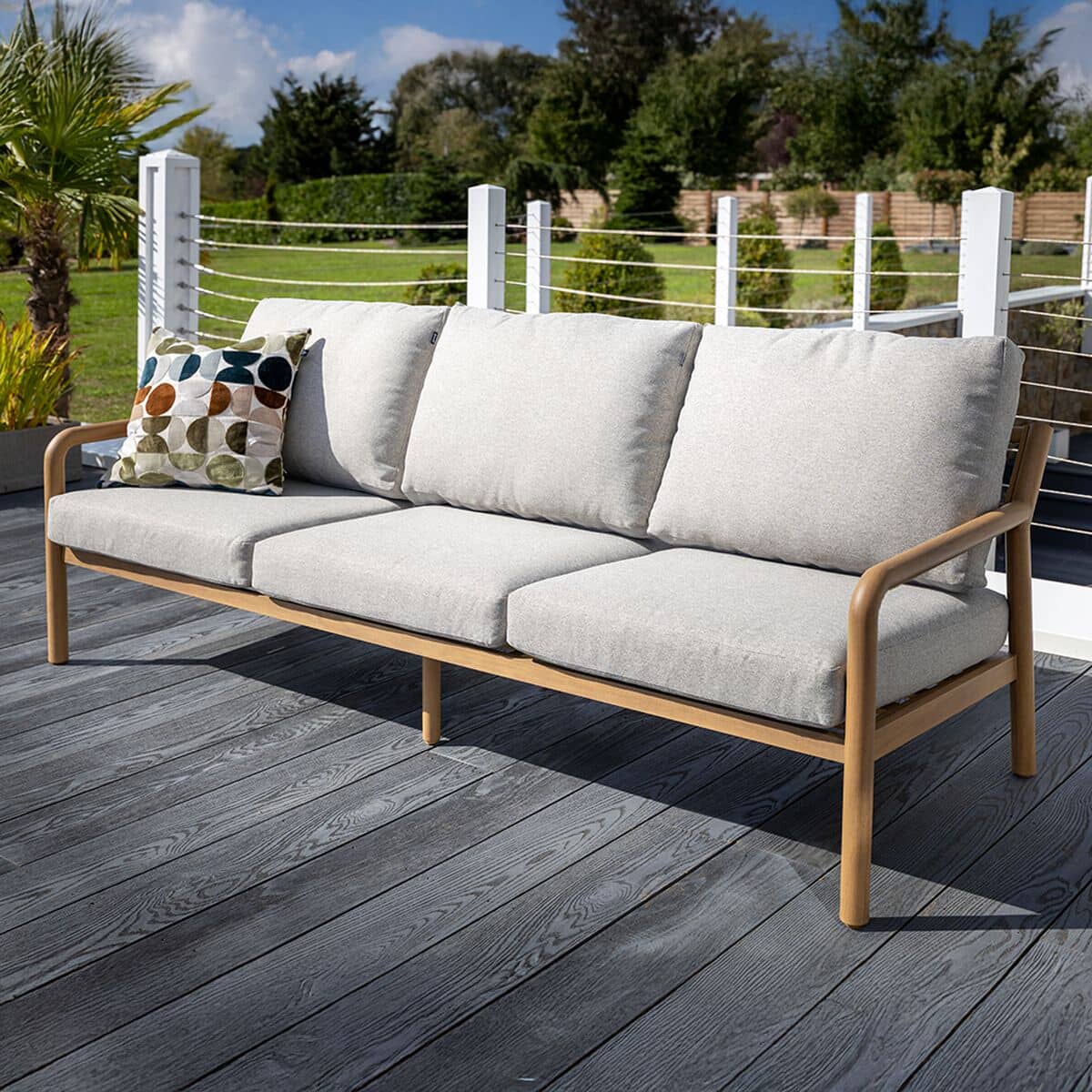 Hartman Sahara 3 Seat Lounge Sofa - (64849099) - Garden Furniture World