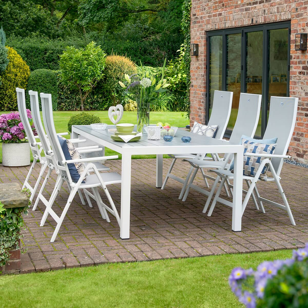 Hartman Alexis 6 Seat Recliner Set - (HALISET01) - Garden Furniture World