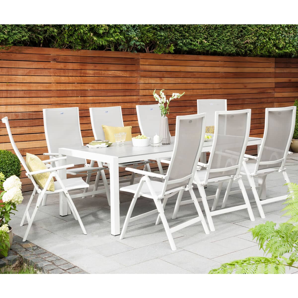 Hartman Alexis 8 Seat Recliner Set - (HALISET02) - Garden Furniture World