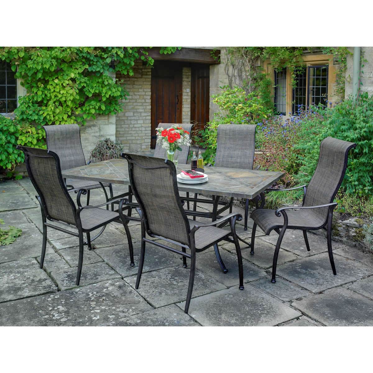 Hartman Alexandria Roma Rectangular Set (HROMSET01) - Garden Furniture ...