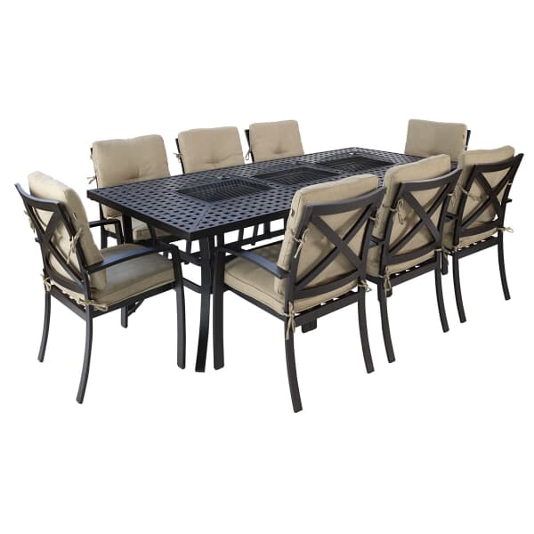 Jamie Oliver Contemporary Feastable Set Bronze With Biscuit Cushions ...