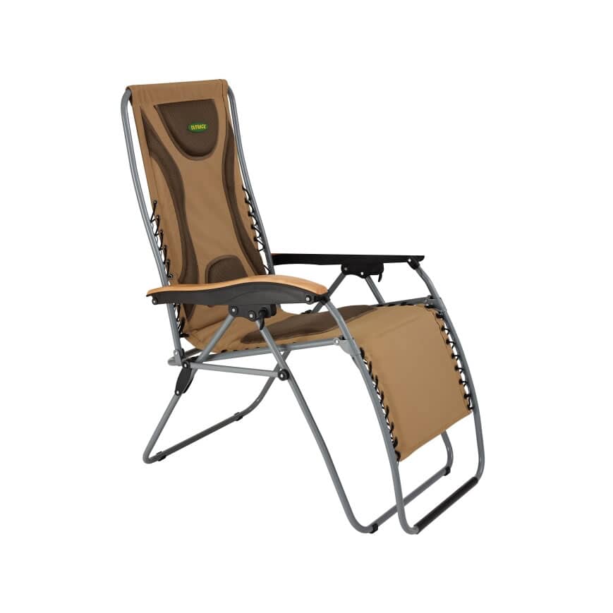 Outback Padded Relaxer Beige - (OUT370566) - Garden Furniture World
