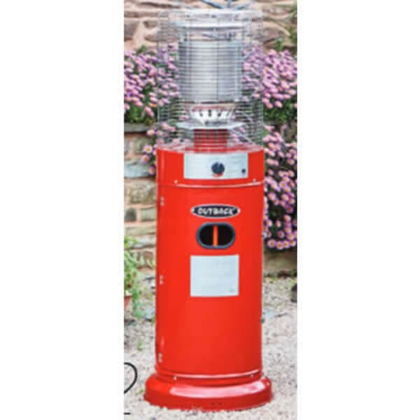 Outback New Jupiter Short Patio Heater - Red - (OUT370664) - Garden ...