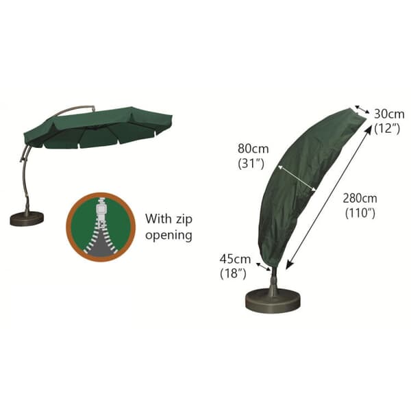Bosmere Premier Sail Parasol Cover (P071) - Garden Furniture World
