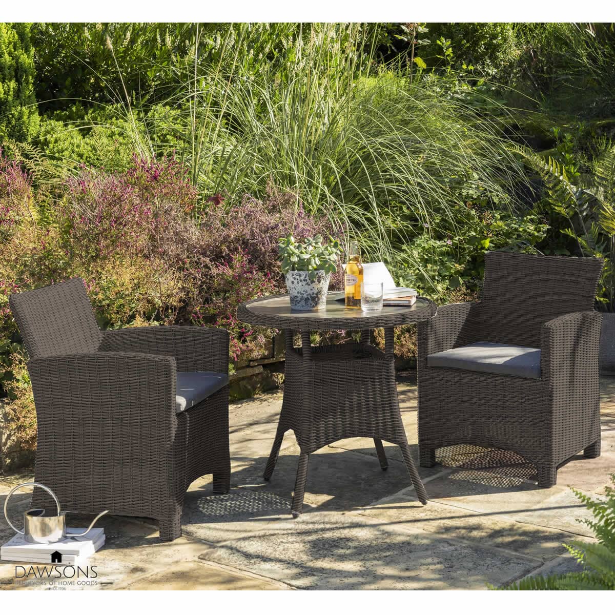 Kettler Palma 2 Seater Dining Set Rattan - New 2020 - (PAL2SEATDINSETRA ...