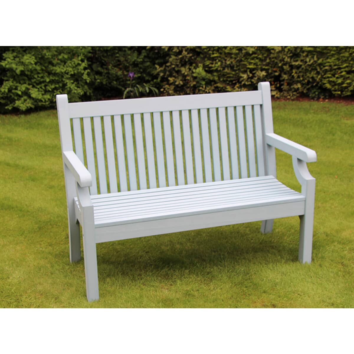 Sandwick 2 Seat Thin Slat Bench Power Blue - (SAND2SETHBENPBLU ...