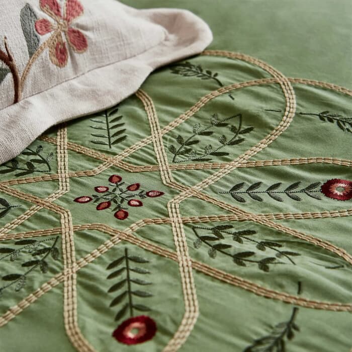 William Morris Brophy Embroidery - JustLinen