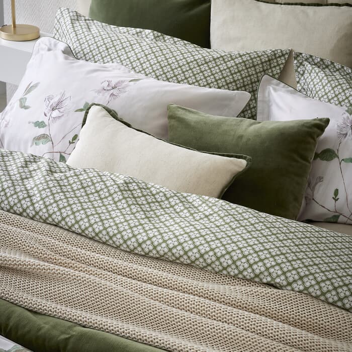 Christy Magnolia Olive - JustLinen