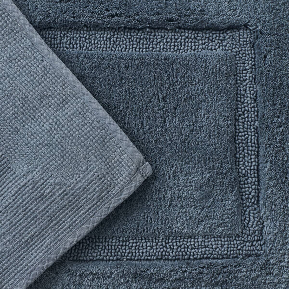 Christy Indulge Bath Rug Slate Blue - JustLinen