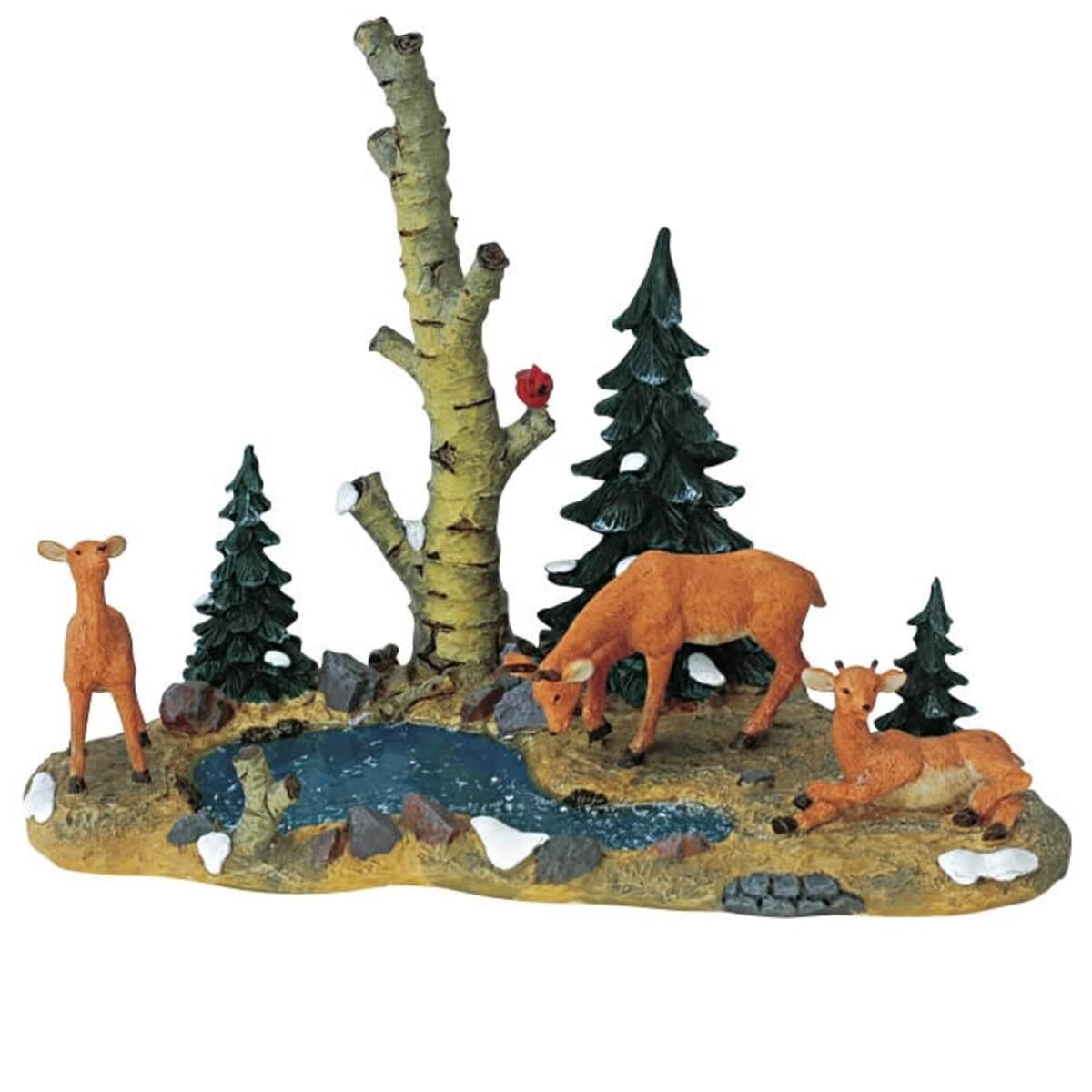Lemax Christmas Village Deer At The Pond - 03342 - (03342) - £16.22 ...