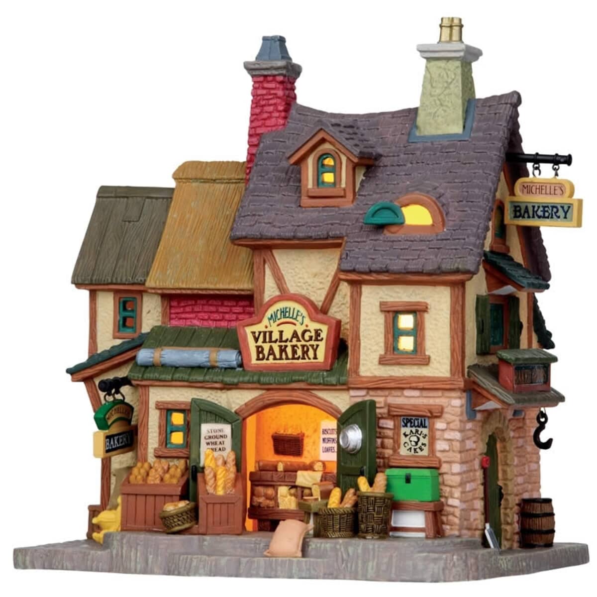 Lemax Christmas Village Michelles Village Bakery - 15219 - (15219) - £ ...