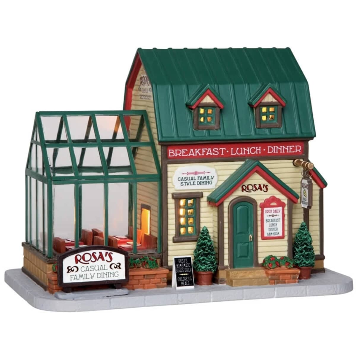 Lemax Christmas Village Rosas Family Restaurant - 25380 - (25380) - £37 ...