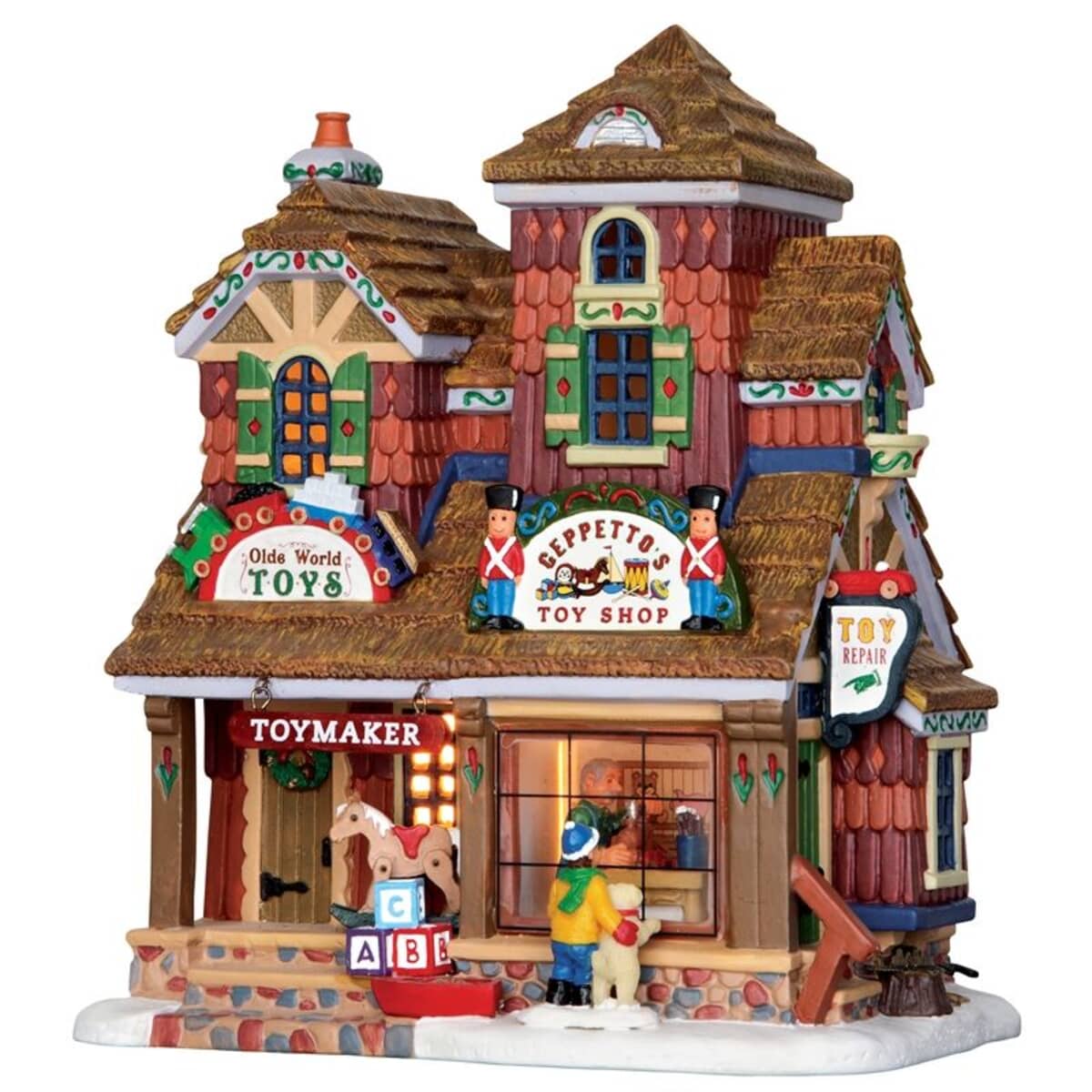 Lemax Christmas Village Geppettos Toy Shop - 25390 - (25390) - £40.59 ...