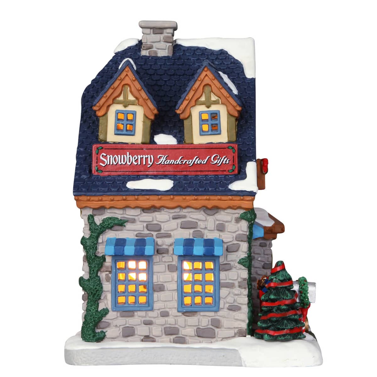 Lemax Christmas Village Snowberry Gifts Battery Operated Led - 55941 ...