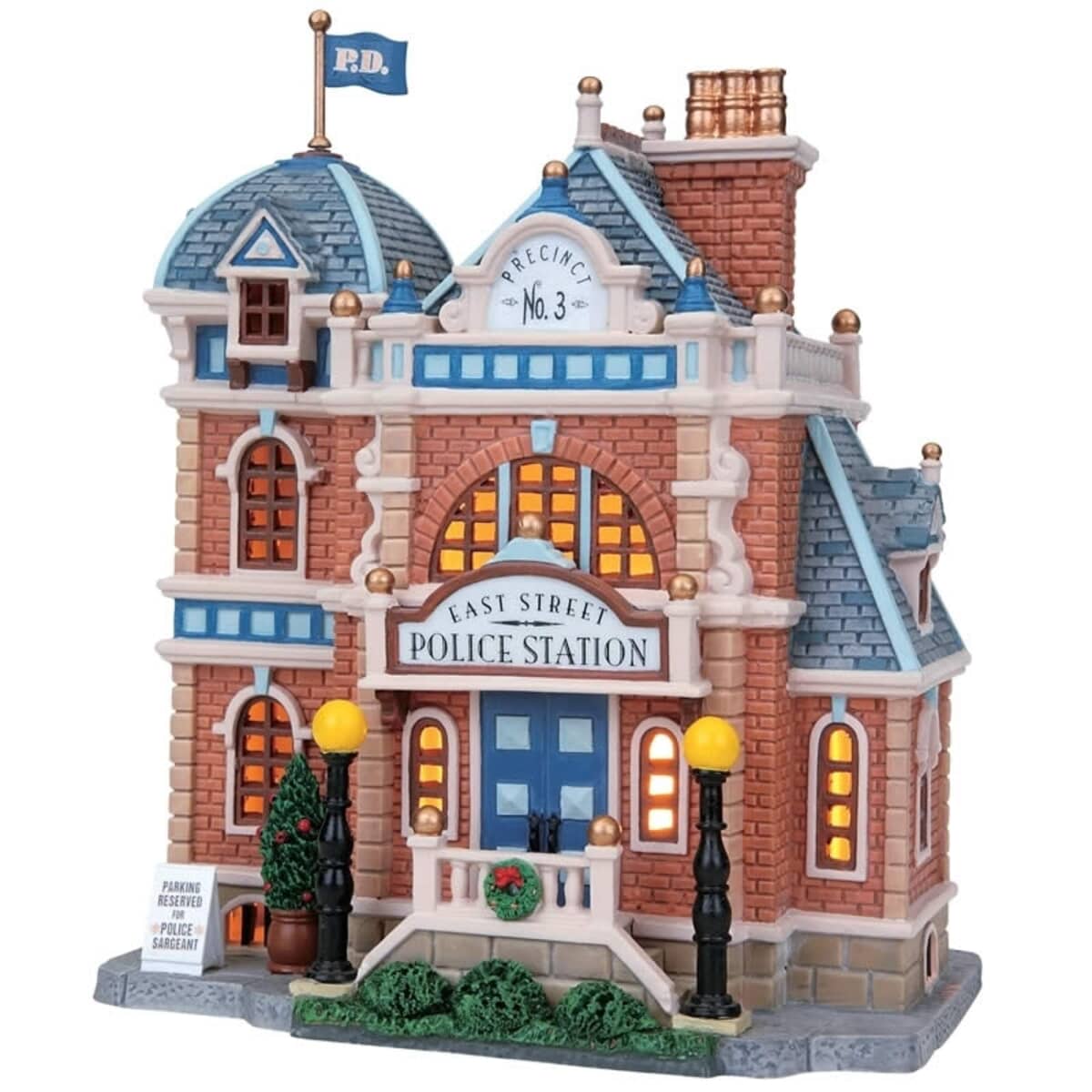 Lemax Christmas Village East St. Police Station - 85654 - (85654) - £34 ...